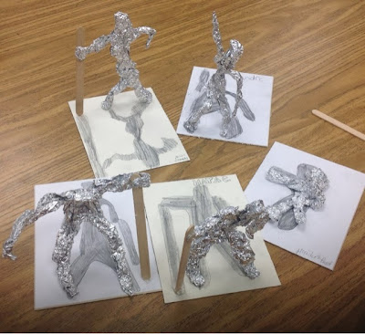 Tin Foil Art Sculpture Ideas - Kids Art & Craft