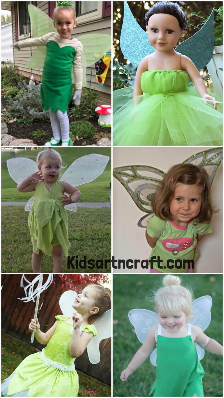 Tinkerbell Costume DIY Ideas for Kids - Kids Art & Craft