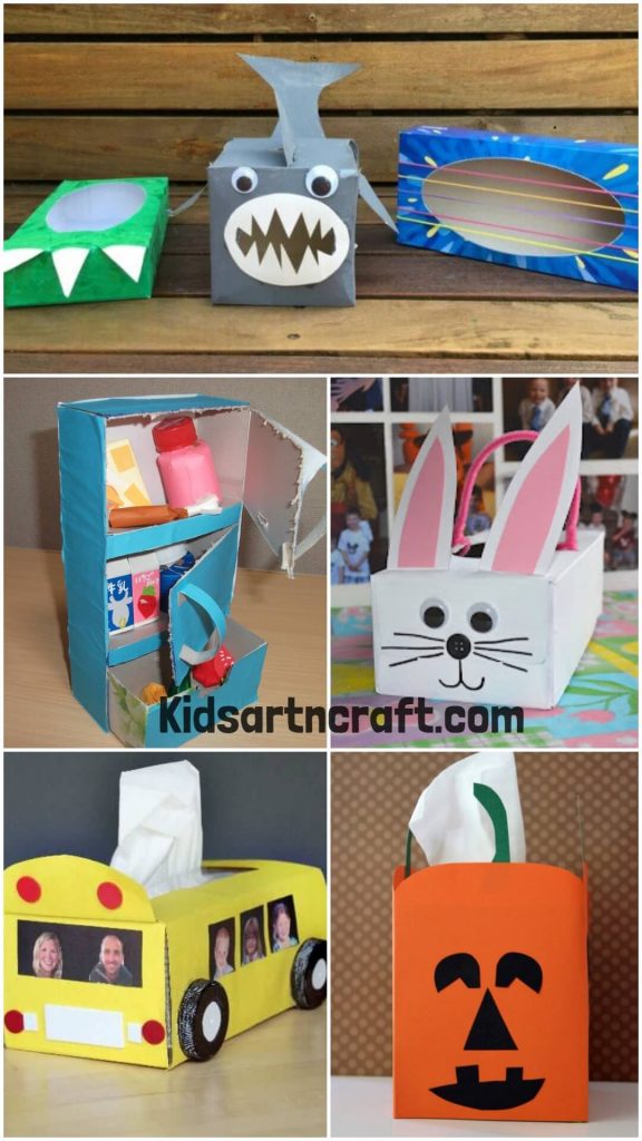 Tissue Box Crafts For Prechoolers - Kids Art & Craft