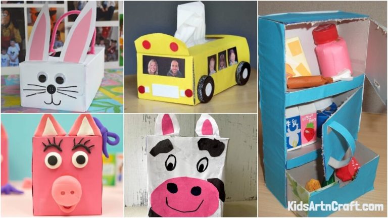 Tissue Box Crafts For Prechoolers - Kids Art & Craft