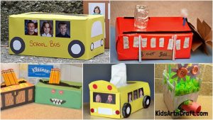 Tissue Box Projects for School - Kids Art & Craft