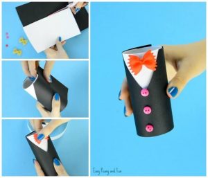 Button Crafts Using Toilet Paper Roll - Kids Art & Craft