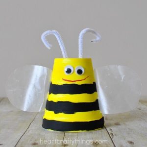 Paper Cup Bee Craft Projects For Kids - Kids Art & Craft