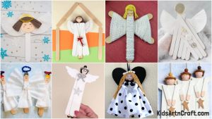 Amazing Angel Crafts Using Popsicle Stick - Kids Art & Craft