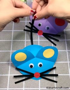 Paper Mouse Craft For Kids – Step by Step Tutorial - Kids Art & Craft