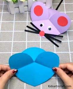 Paper Mouse Craft For Kids – Step by Step Tutorial - Kids Art & Craft