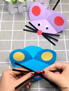 Paper Mouse Craft For Kids – Step by Step Tutorial - Kids Art & Craft