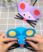 Paper Mouse Craft For Kids – Step by Step Tutorial - Kids Art & Craft