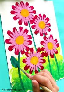 Amazing Sunflower Painting Art For Kids - Kids Art & Craft
