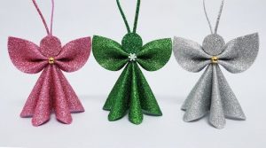 Glittery Angel Craft Ideas for Kids - Kids Art & Craft