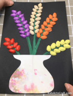 Colorful Flower Painting With Pista Shells - Step by Step Tutorial ...