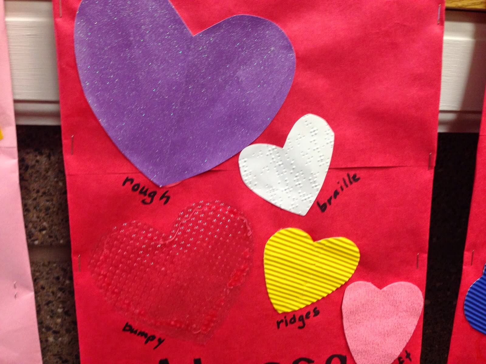 Valentine's Day Crafts with Braille for Kids - Kids Art & Craft
