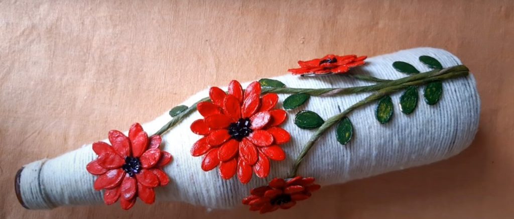 Recycled Bottle Crafts With Seeds - Kids Art & Craft