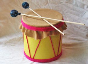 Handmade Drum Crafts For Kids - Kids Art & Craft