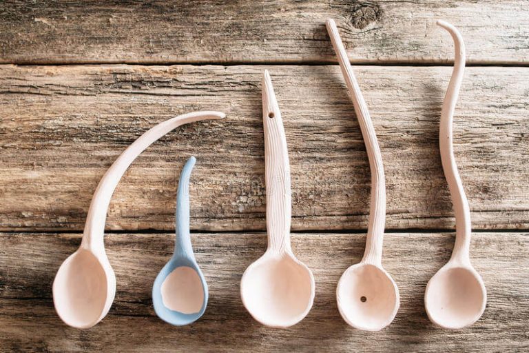 DIY Air Dry Salt Spoon Ideas - Kids Art & Craft
