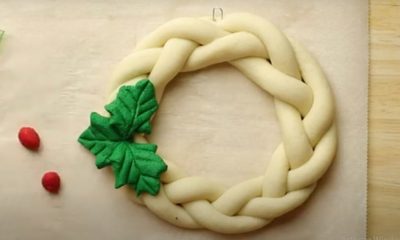 Salt Dough Wreath Ornaments - Kids Art & Craft