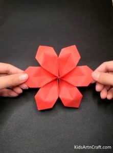 Handmade Paper Flower Craft For Kids - Step by Step Tutorial - Kids Art ...