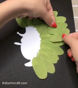 Hedgehog Leaf Art and Craft Step by Step Tutorial - Kids Art & Craft