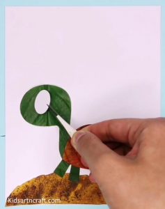 Recycled Turtle Craft With Sun Using Leaves - Kids Art & Craft