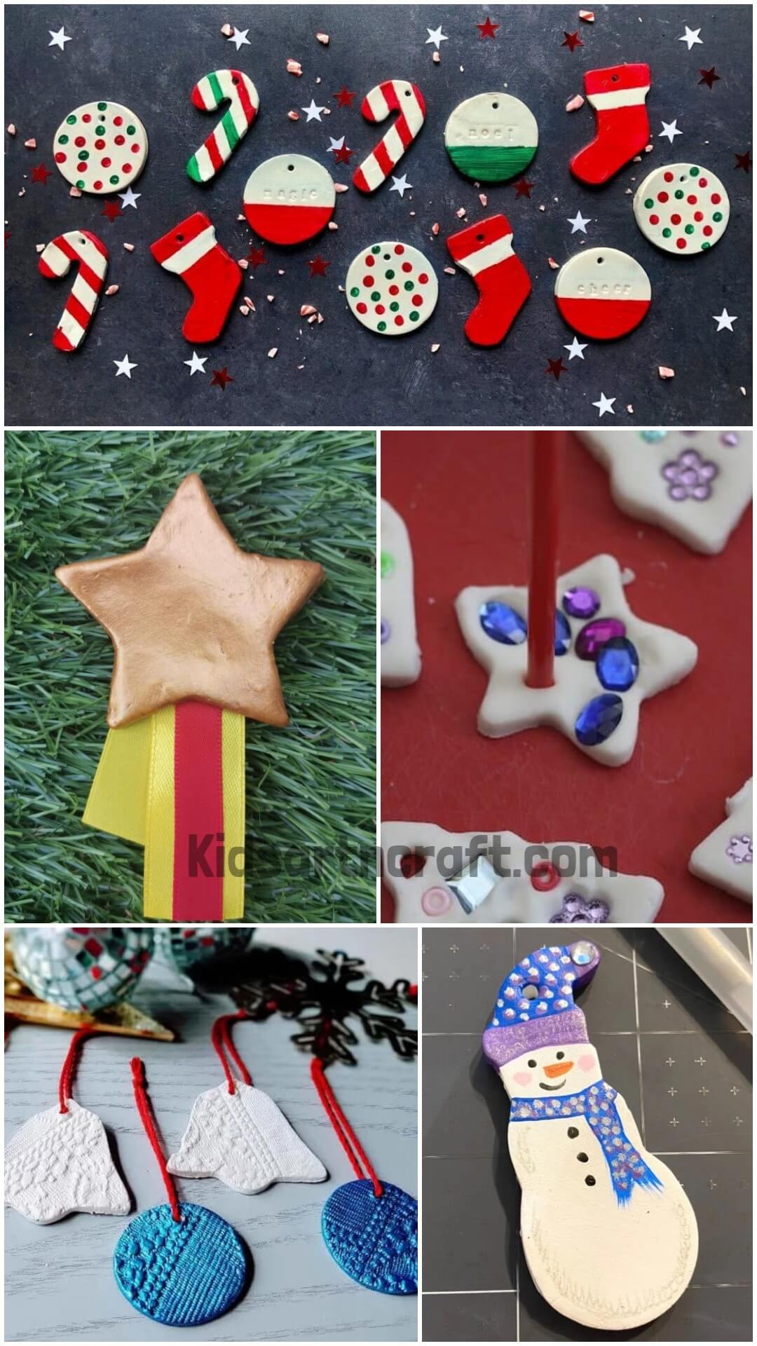 Air Dry Clay Ideas For Christmas - Kids Art & Craft