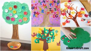 Alphabet tree craft projects for kindergarten - Kids Art & Craft