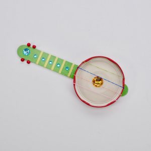 DIY Banjo Musical Instrument Crafts - Kids Art & Craft