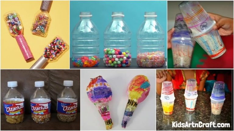 Amazing Maracas Crafts Out Of Water Bottle - Kids Art & Craft