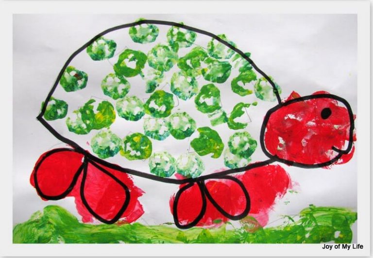 Okra Stamping Art Ideas for Kids - Kids Art & Craft