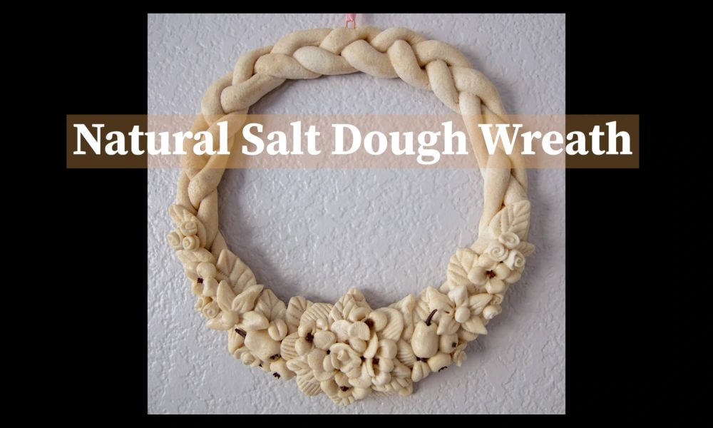 Salt Dough Wreath Ornaments - Kids Art & Craft