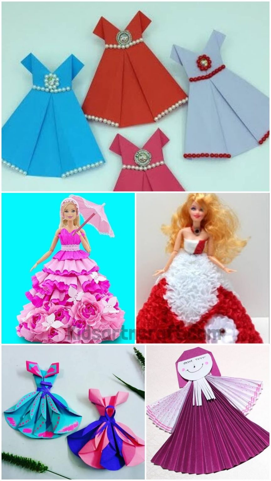 Barbie Paper Craft & Activities for Kids - Kids Art & Craft