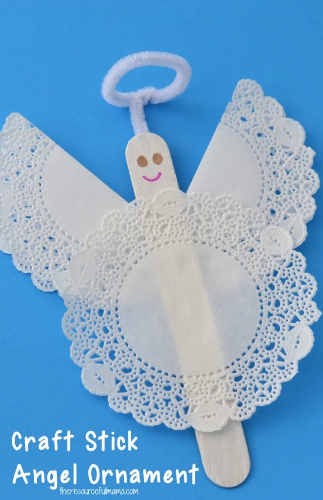 Amazing Angel Crafts Using Popsicle Stick - Kids Art & Craft