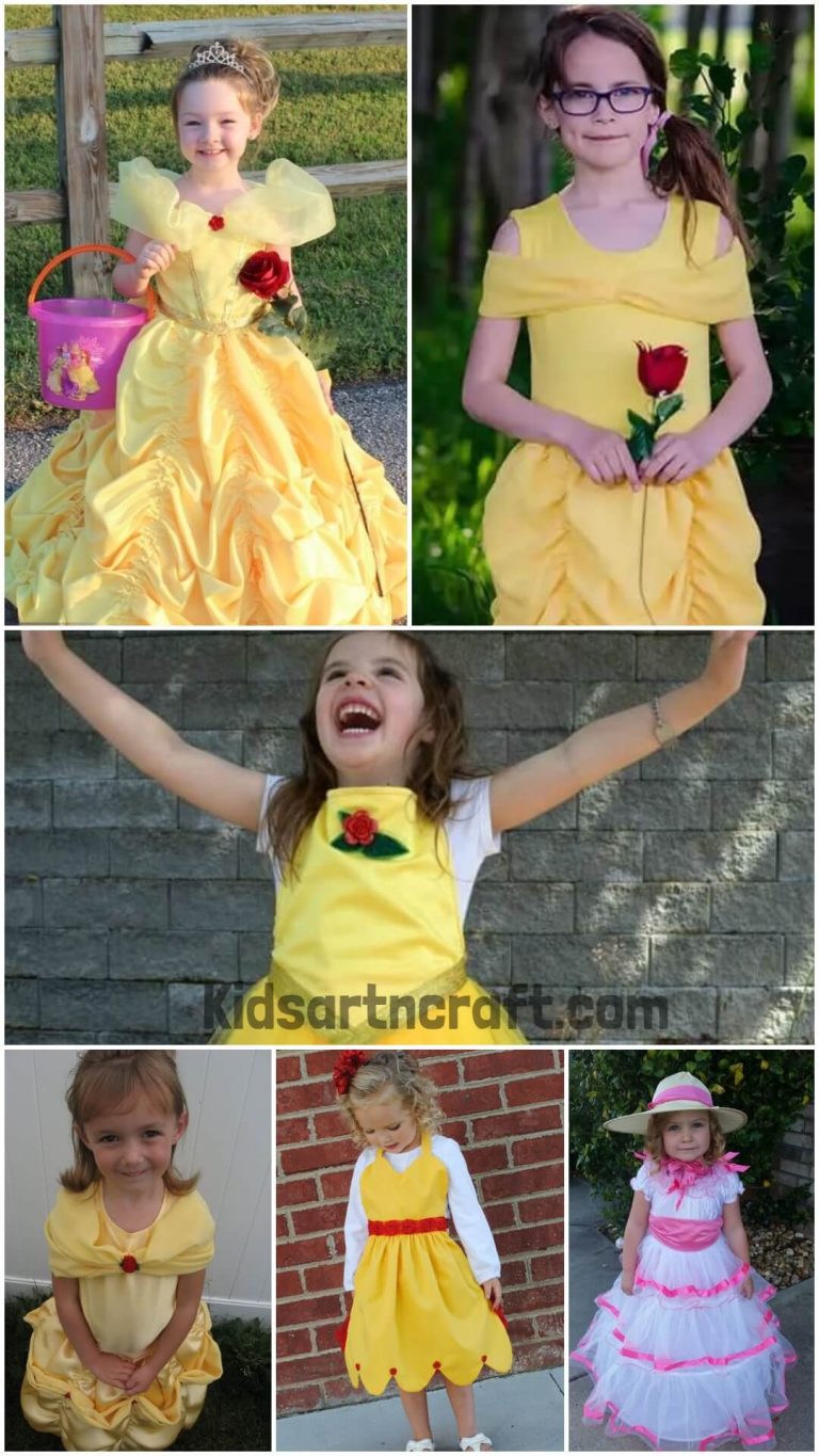 Belle Costume DIY Ideas for Kids - Kids Art & Craft