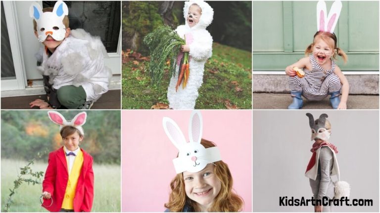 Bunny Costume DIY Ideas for Kids - Kids Art & Craft