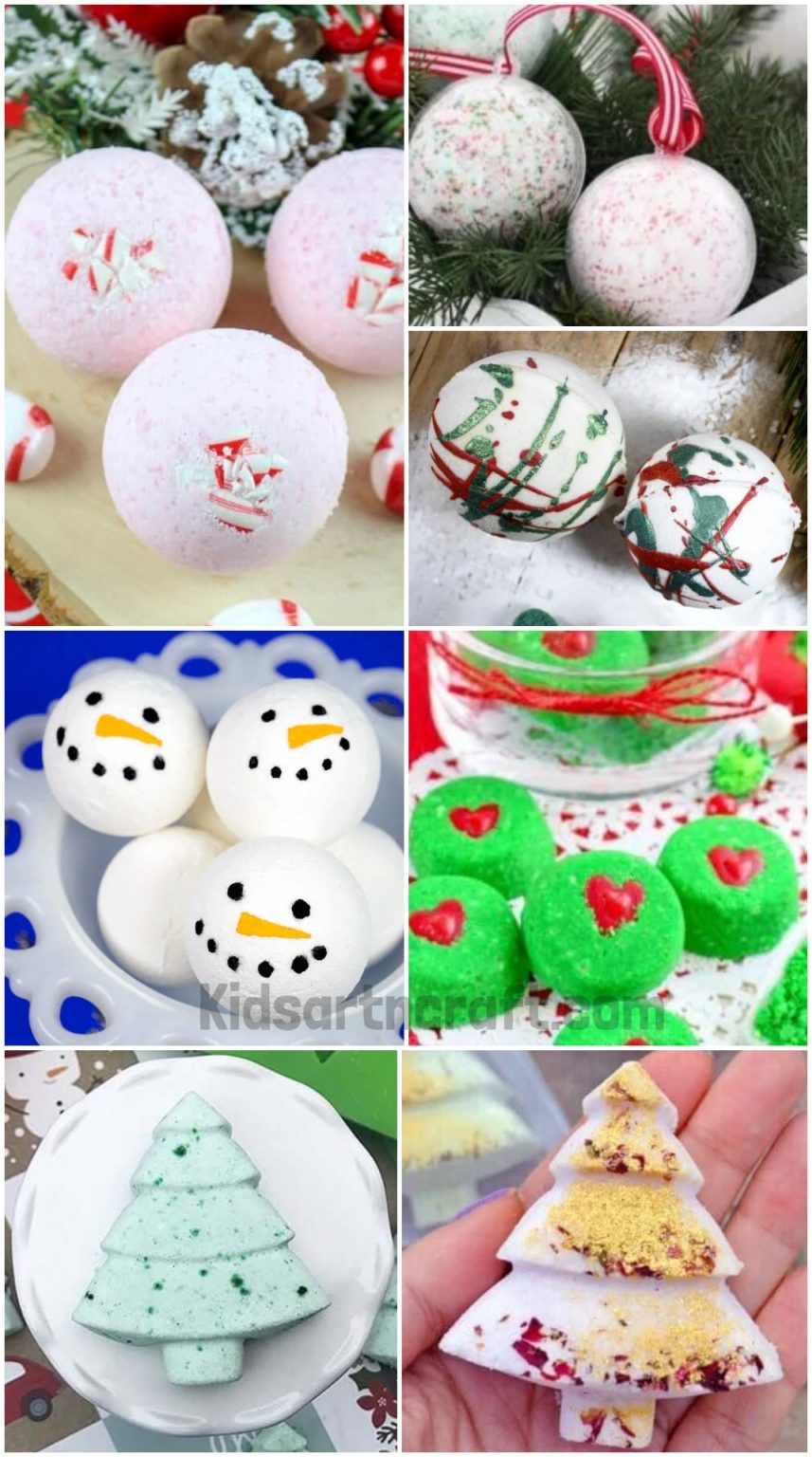 Christmas Bath Bomb Craft Ideas - Kids Art & Craft