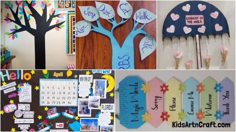 Classroom Decoration With Charts - Kids Art & Craft