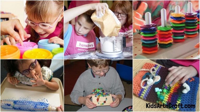 Craft Activities for Visually Impaired Kids - Kids Art & Craft