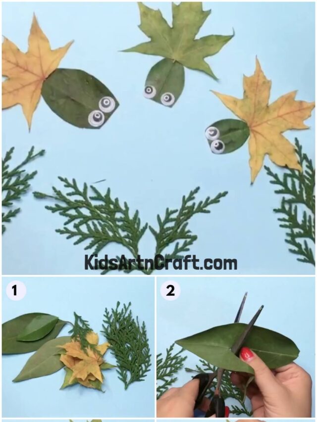 Easy Leaf Art For Kindergarteners With Your Parents – Step by Step ...