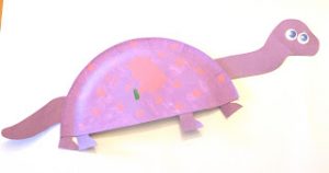 Paper Plate Dinosaur Craft For Kids - Kids Art & Craft