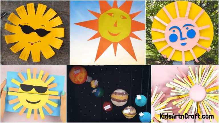 DIY Cardboard Sun Making Ideas - Kids Art & Craft