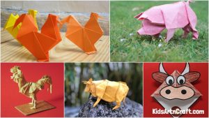 DIY Chinese Zodiac Animal Origami Projects - Kids Art & Craft