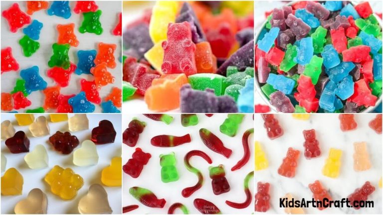 DIY Delicious Gummy Bear Recipes & Crafts - Kids Art & Craft