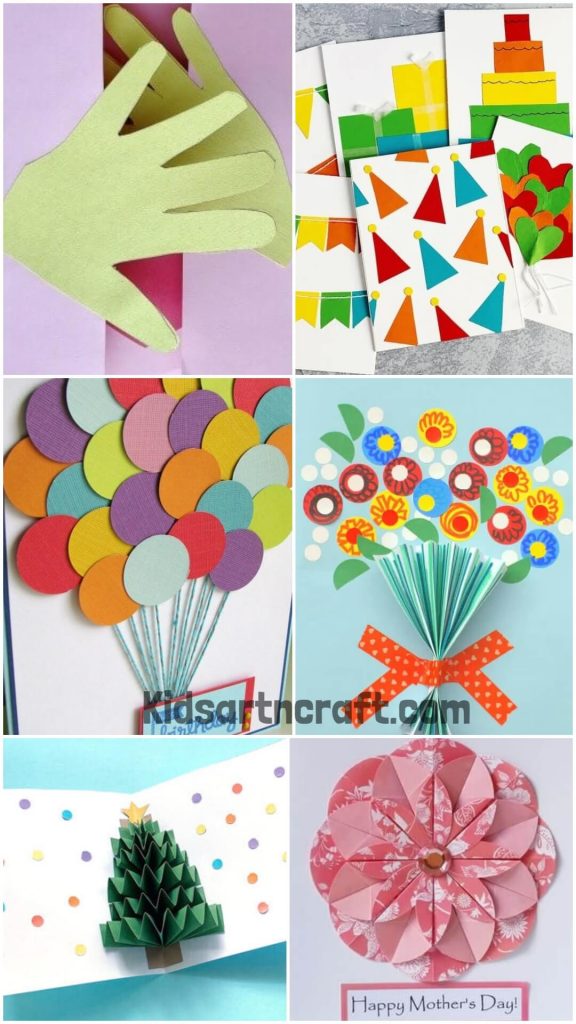 DIY Handmade Simple Card Crafts For Kids - Kids Art & Craft