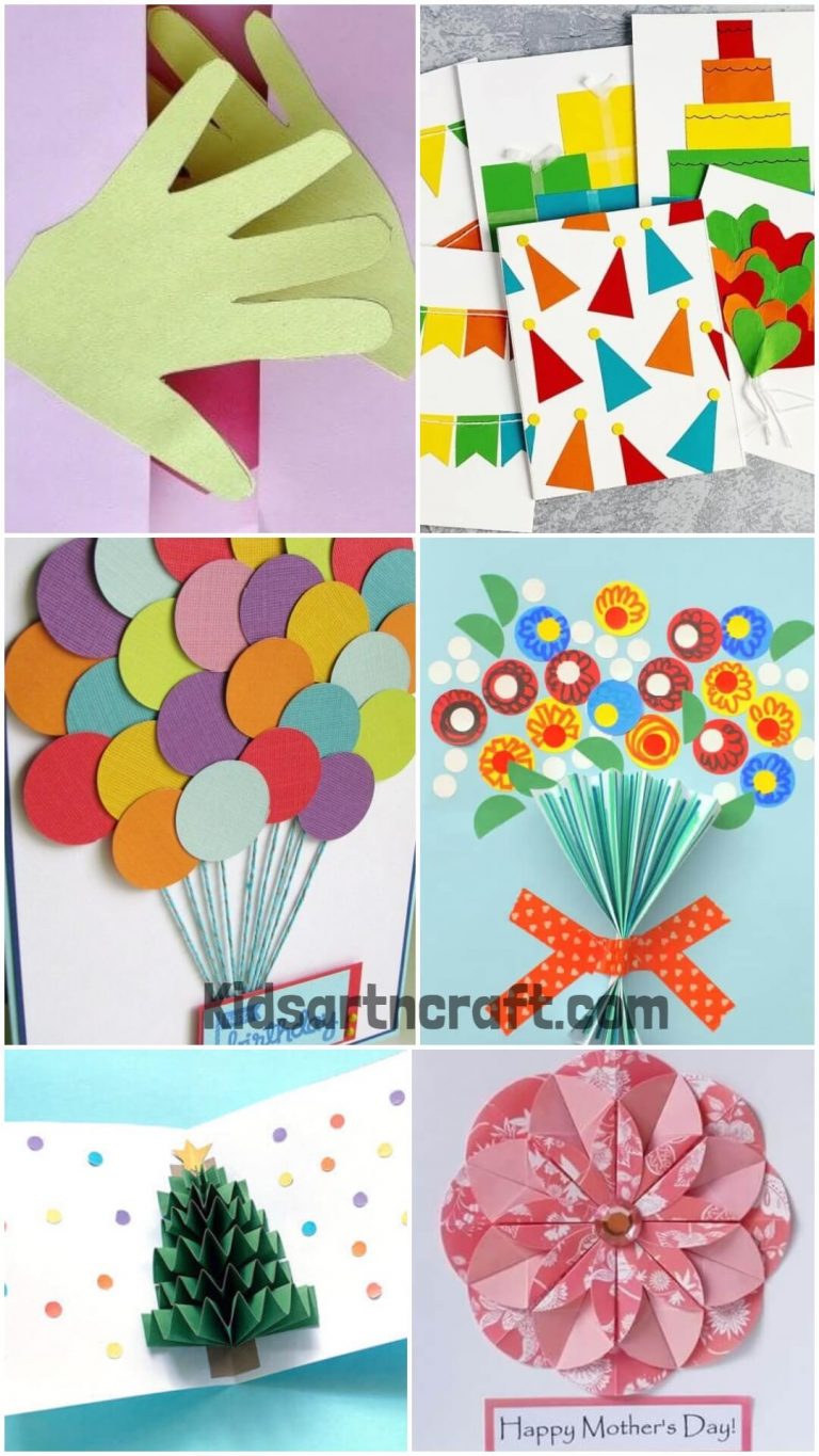 DIY Handmade Simple Card Crafts For Kids - Kids Art & Craft
