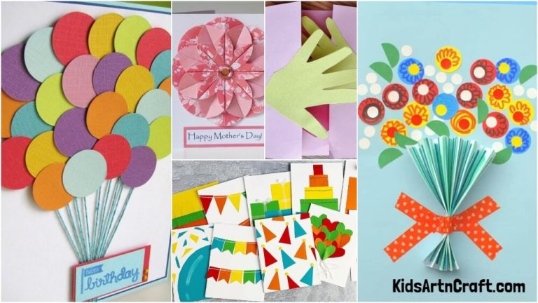 DIY Handmade Simple Card Crafts For Kids - Kids Art & Craft
