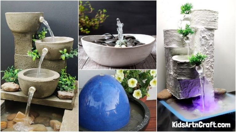 DIY Indoor Water Fountain Ideas - Kids Art & Craft