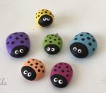 DIY Ladybugs Painted Rocks For Kids - Kids Art & Craft