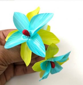 Beautiful Flower Crafts Using Straw - Kids Art & Craft