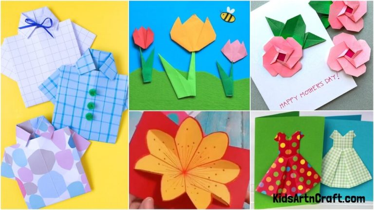 DIY Origami Card Ideas for Kids - Kids Art & Craft