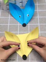 DIY Origami Paper Fox Craft For Kids - Step by Step Tutorial - Kids Art ...