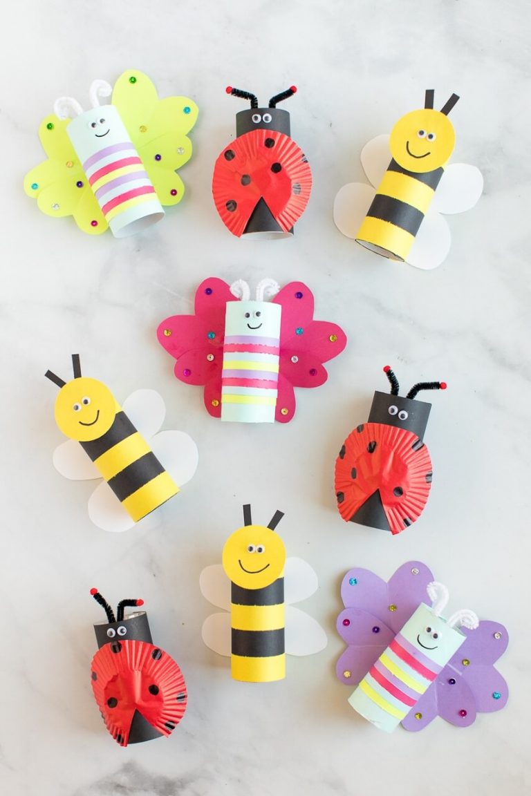 Paper Towel Roll Crafts - Kids Art & Craft